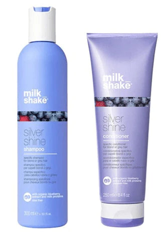 milk_shake Silver Shine Shampoo and Conditioner Bundle – Salon Sessions